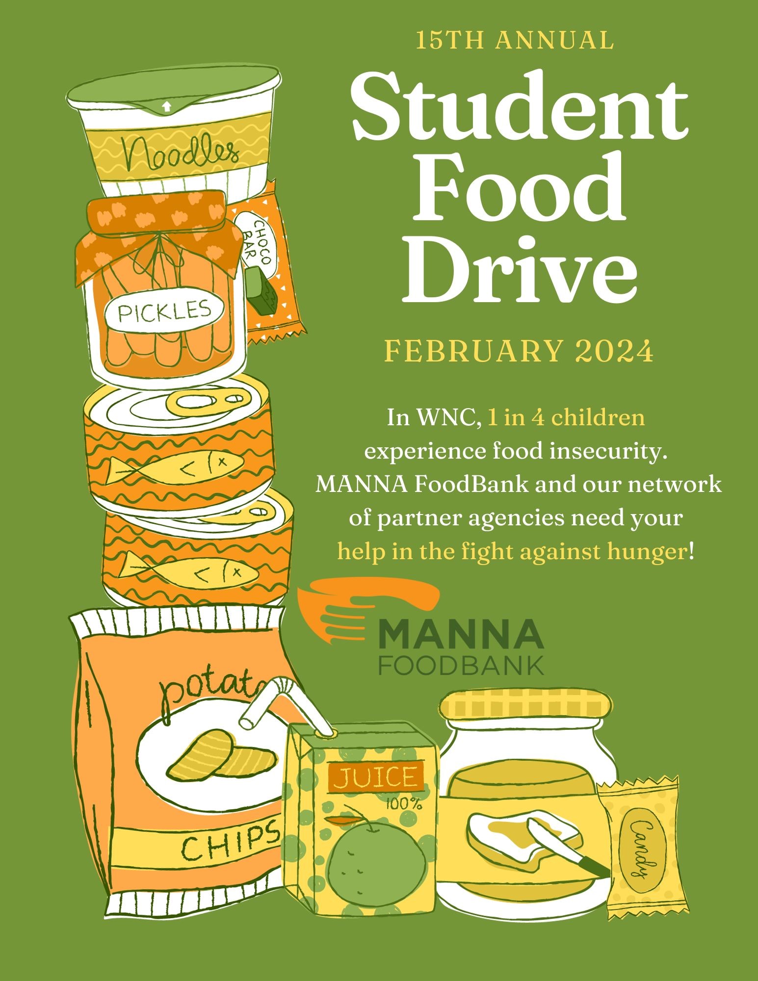 MANNA FoodBank Student Food Drive